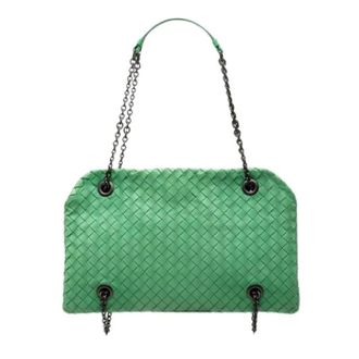 Bottega Veneta Pre-owned The Duo Shoulder Bag - Femme - Pre-owned - Vert - Taille: ONE Size
