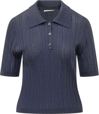 ATOMOFACTORY Atomofactory, Femme, Tops, Bleu, Taille: 40 FR Polo Costa Sbagliata
