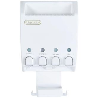 Better Living Products 75453 Ulti-Mate 4 White Dispenser mit Dusche Caddy