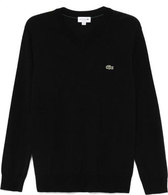Lacoste Homme, Pulls, Noir, Taille: M V-neck Tricots