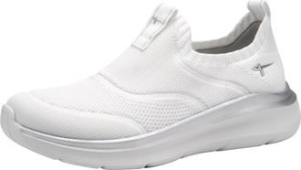 Tamaris Comfort Damen Slip On Sneaker zum Schlupfen Vegan, Wei&szlig; (White), 39 EU
