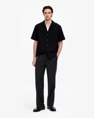 Arket Weite Pull-on-Hose -Schwarz