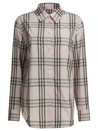 Burberry Chemise d&eacute;contract&eacute;e Burberry &laquo; Emma Check &raquo;