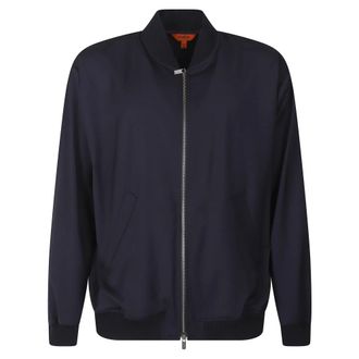 Barena Homme, Vestes, Bleu, Taille: 2XL Veste Bomber Zipp&eacute;e