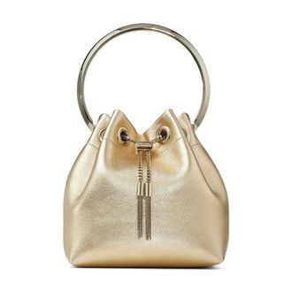 Jimmy Choo London Femme, Sacs, Jaune, Taille: ONE Size Bon Bon Bucket Bag