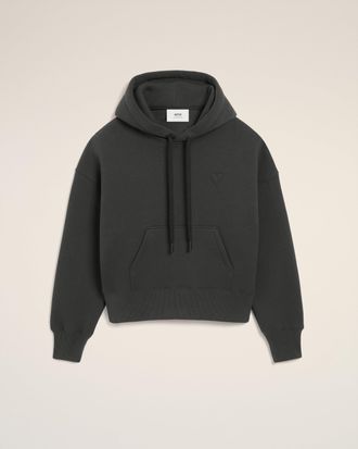 Ami Hoodie Noir Ami De Coeur En Coton Anthracite - XXL - Unisex