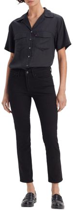 Levi's Damen 712 Slim Jeans, Night Is Black, 28W / 28L EU