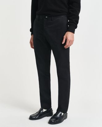 GANT Herren Slim Fit Chinohose (29/30) Schwarz