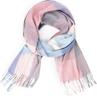 Glamexx24 Schal Damen Winter Kariert Fashion: Damen Winter Schal, Strickset Schal &uuml;bergro&szlig;er Quadratisch Deckenschal Deckenschal Halstuch Streifen Muster Franse