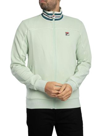 Fila Federico Track Jacket Mit Abgerundetem Kragen, Gr&uuml;n