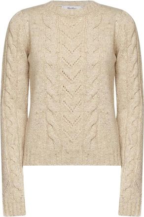 Max Mara Pull Samba - Femme - Pulls - Beige - Taille: 40 FR