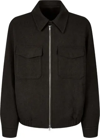 TOMBOY veste zipp&eacute;e &agrave; poche poitrine - Marron