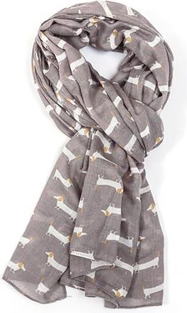 GFM Saucisse Teckel à Motif Chien - Écharpe Douce Toutes Saisons (DG-95-HLBHMTD)