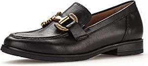 Gabor Femme Chaussures Basses, Dame Mocassin,Chaussons,Semelle intérieure Amovible,Chaussures de collège,Noir (Schwarz) / 27,39 EU / 6 UK