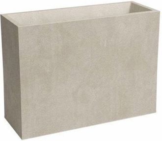 Artevasi Jardiniere haute - SYDNEY - Plastique - Creme - 80 cm - 50 L - Dimensions: 79.5x295x68 cm