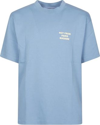 Dr&ocirc;le de Monsieur Homme, Tops, Bleu, Taille: XL Le T-Shirt Slogan