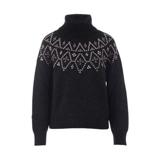 Alpha Studio AD 8571G 2400 Rollkragenpullover - - Knitwear - Damen - Schwarzk - S