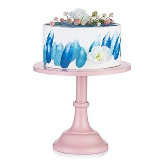 Nuptio 25cm Pr&eacute;sentoirs &agrave; G&acirc;teau en M&eacute;tal, Cupcake Stands en M&eacute;tal, Pi&eacute;destal &agrave; G&acirc;teau, Plateau de Collations, Cuisson Partie du Centre de Table Dessert