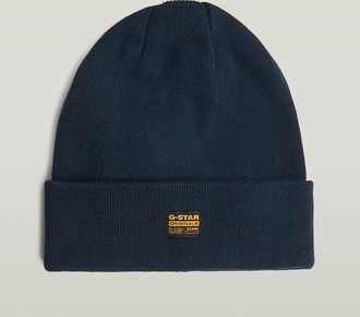 G-Star Unisex Effo Long Beanie - Dunkelblau - Herren