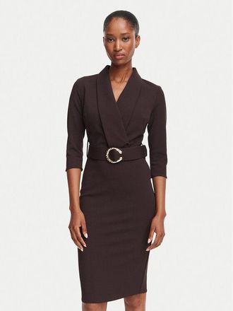 Rinascimento Rinascimento Coctailkleid CFC0131082003 Braun Regular Fit