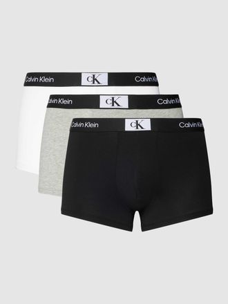 Calvin Klein Underwear Trunks mit Label-Detail im 3er-Pack