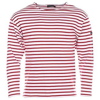 Armor Lux Homme Marini&egrave;re Loctudy Homme T shirt, Blanc (320 Blanc/Braise), M EU