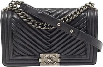 Chanel Sac bandouli&egrave;re vintage Pre-owned - Femme - Pre-owned - Noir - Taille: ONE Size