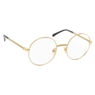 Chanel Pre-owned Metall Sonnenbrille - - Pre-owned - Damen - Gelb - ONE SIZE