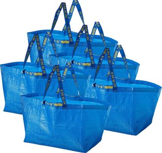 IKEA Ikea - 5x Frakta Blue Large Bags - Ideal For Shopping, Laundry & Storage by Ikea