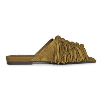 Ash Ash, Femme, Chaussures, Vert, Taille: 38 EU Brigitte Tassel Slide