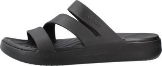 Crocs Femme, Chaussures, Noir, Taille: 39 EU Getaway Strappy