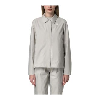 K-Way Femme, Vestes, Gris, Taille: 50 FR Veste Grise Stretch Urbaine