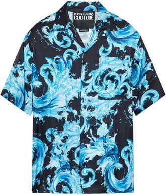 Versace Jeans Couture Homme, Chemises, Multicolore, Taille: XL Printed Twill Viscose Shirt