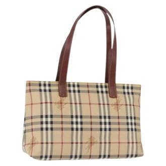 Burberry Sac cabas vintage Pre-owned - Femme - Pre-owned - Beige - Taille: ONE Size