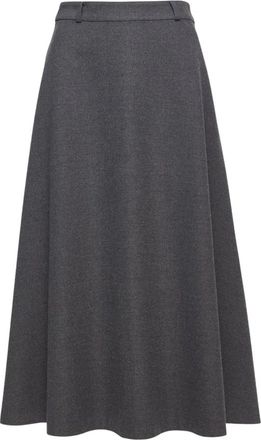 Wakakuu Icons Femme, Jupes, Gris, Taille: 38 FR Rio Wool Skirt