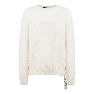 Diesel Rundhals-Strickpullover - - Knitwear - Herren - Wei&szlig; - XL