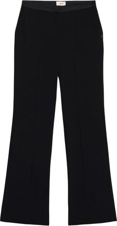 Oltre Palazzo-Hose aus Enver-Satin - - Trousers - Damen - Schwarzk - S