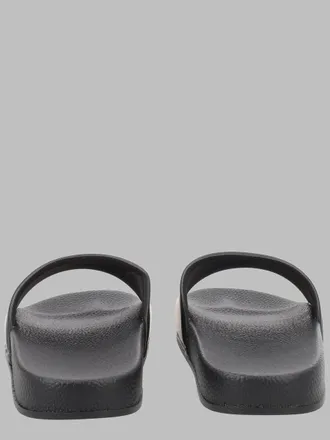 HUGO BOSS Kids Match Slides Black Synthetic Shoe