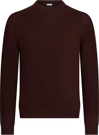 Malo Homme, Pulls, Brun, Taille: M Tricots Ras du Cou