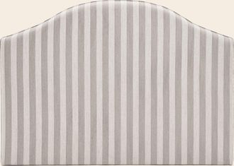 Madura T&ecirc;te De Lit Tapiss&eacute;e Cephee Fabbio naturel et gris&eacute; - GRIS