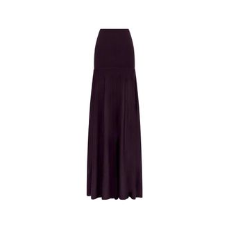 Paco Rabanne Wollstrick Maxirock - - Skirts - Damen - Lila - XS