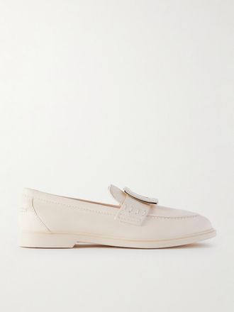 Roger Vivier Summer Loafers Aus Leder - Weiß