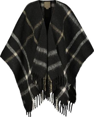 Woolrich Damen Cape mit Fransen