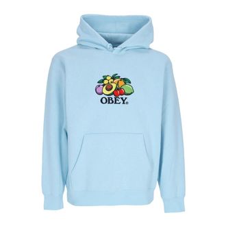 Obey Hoodie Fleece f&uuml;r Basketball in Himmelblau - - Sweatshirts & Hoodies - Herren - Blau - L