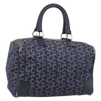 Celine Pre-owned Vintage Canvas Handtasche - - Pre-owned - Damen - Blau - ONE SIZE