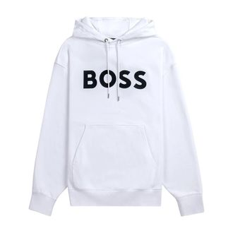 HUGO BOSS Wei&szlig;er Hoodie - - Sweatshirts & Hoodies - Herren - Wei&szlig; - S