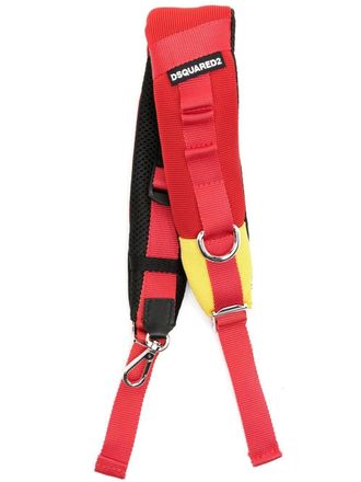 Dsquared2 Schulterriemen mit Logo-Patch - Rot