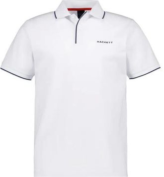 Hackett Herren Polo-Shirts wei&szlig;