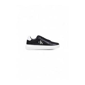 Calvin Klein Jeans Schwarze Leder Schn&uuml;rschuhe - - Shoes - Herren - Schwarzk - 46 EU