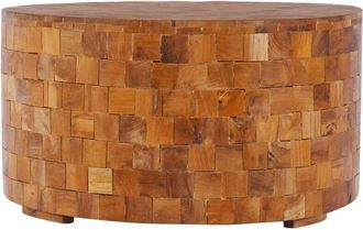 vidaXL Table basse 60x60x35 cm Bois de teck massif Vidaxl
